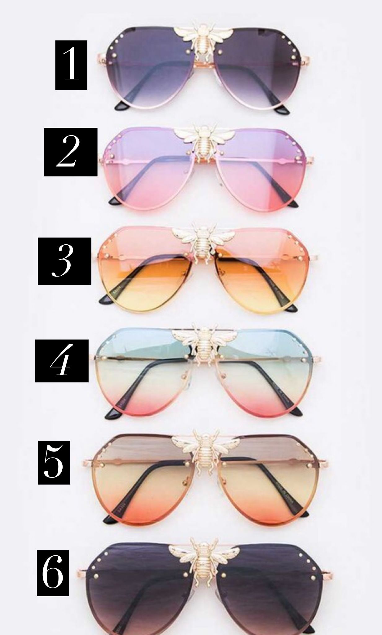 Queen Bee Aviator style – Shade Candy